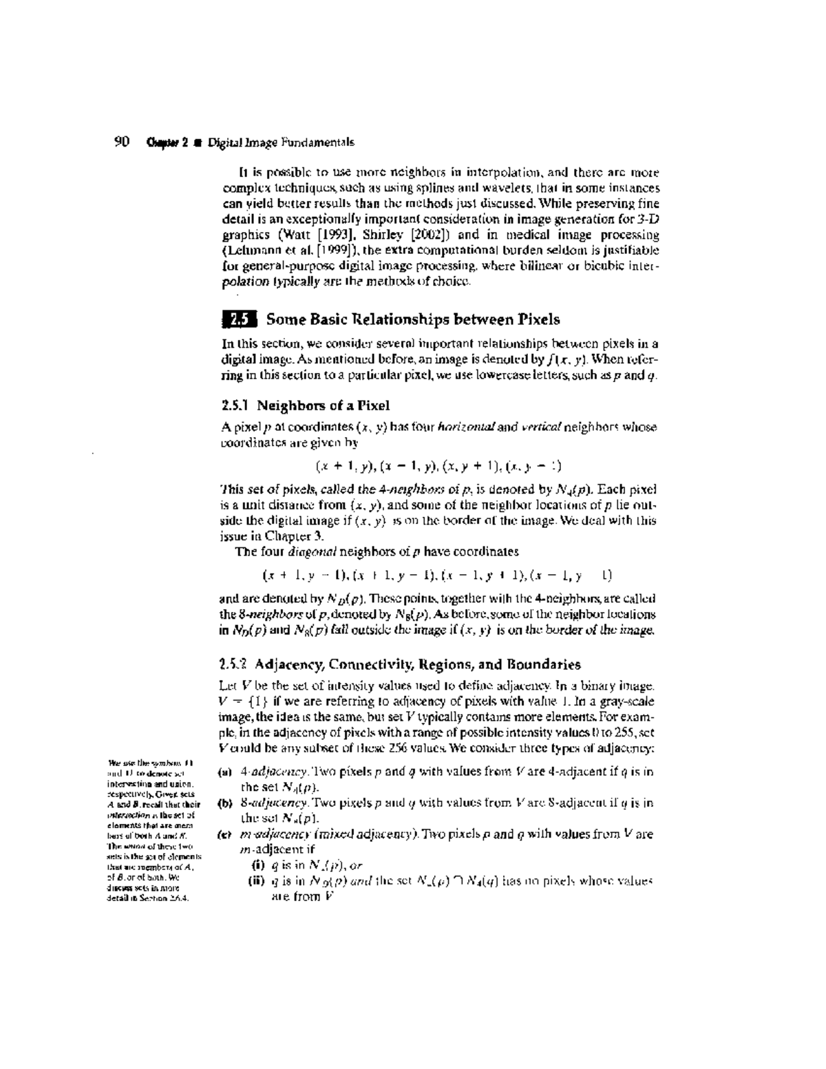 Basic relationship between pixels - Computer Engineering - Studocu