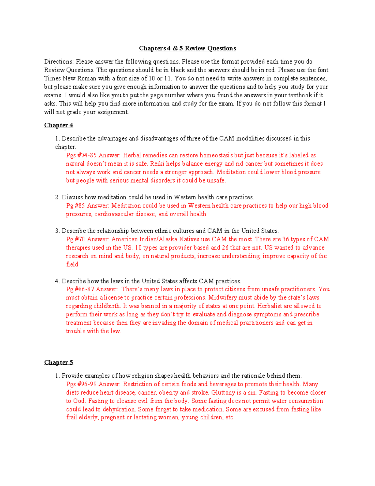 CHs 4-5 RQ's - Questions answered - Chapters 4 & 5 Review Questions ...