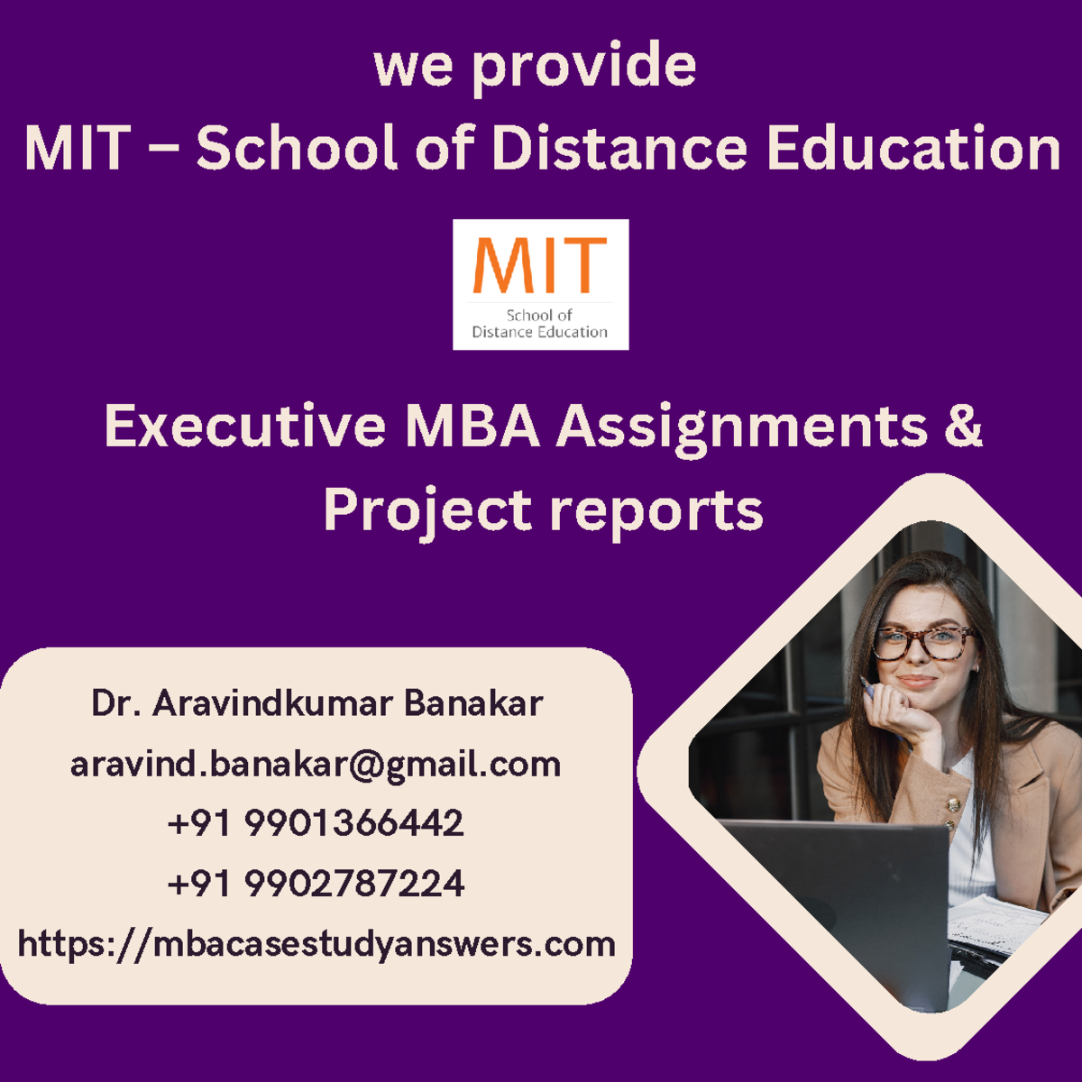 MIT SDE Dual Degree - PGDM and EMBA Assignments & Project reports with ...