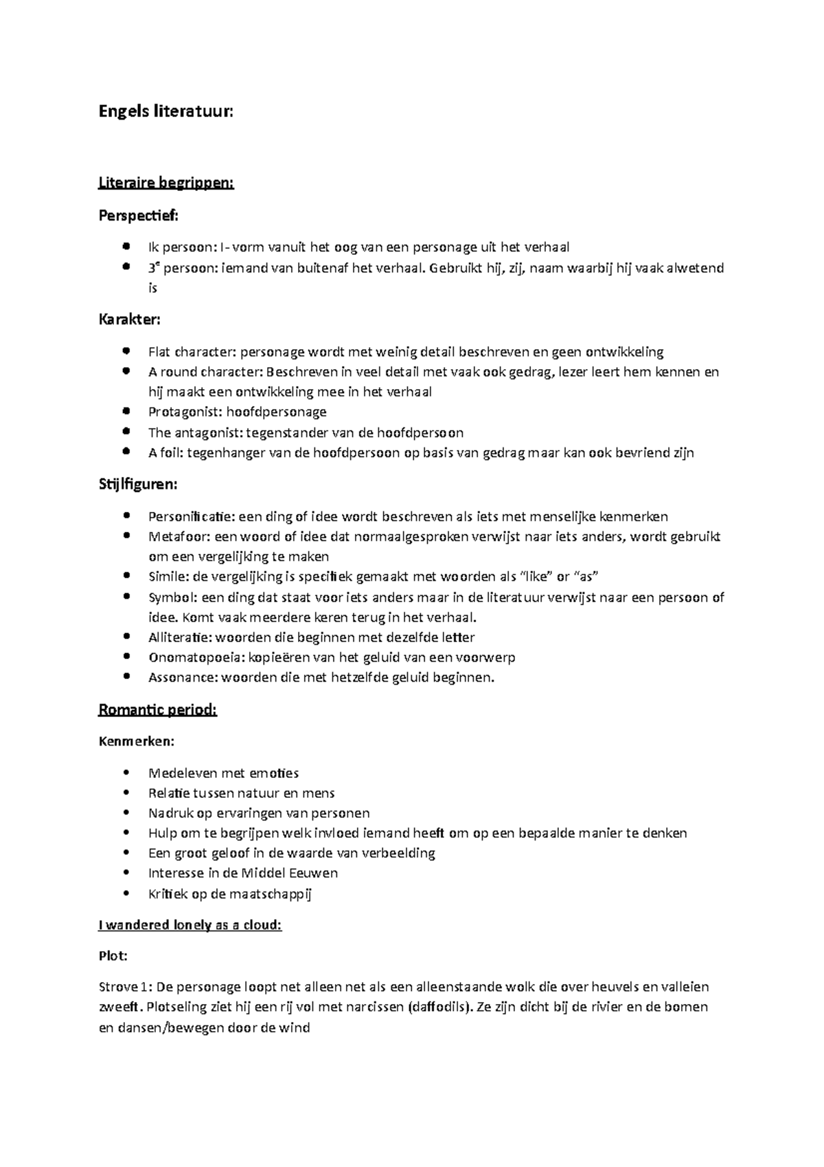 Engels literatuur - sdfgsd - Engels literatuur: Literaire begrippen ...