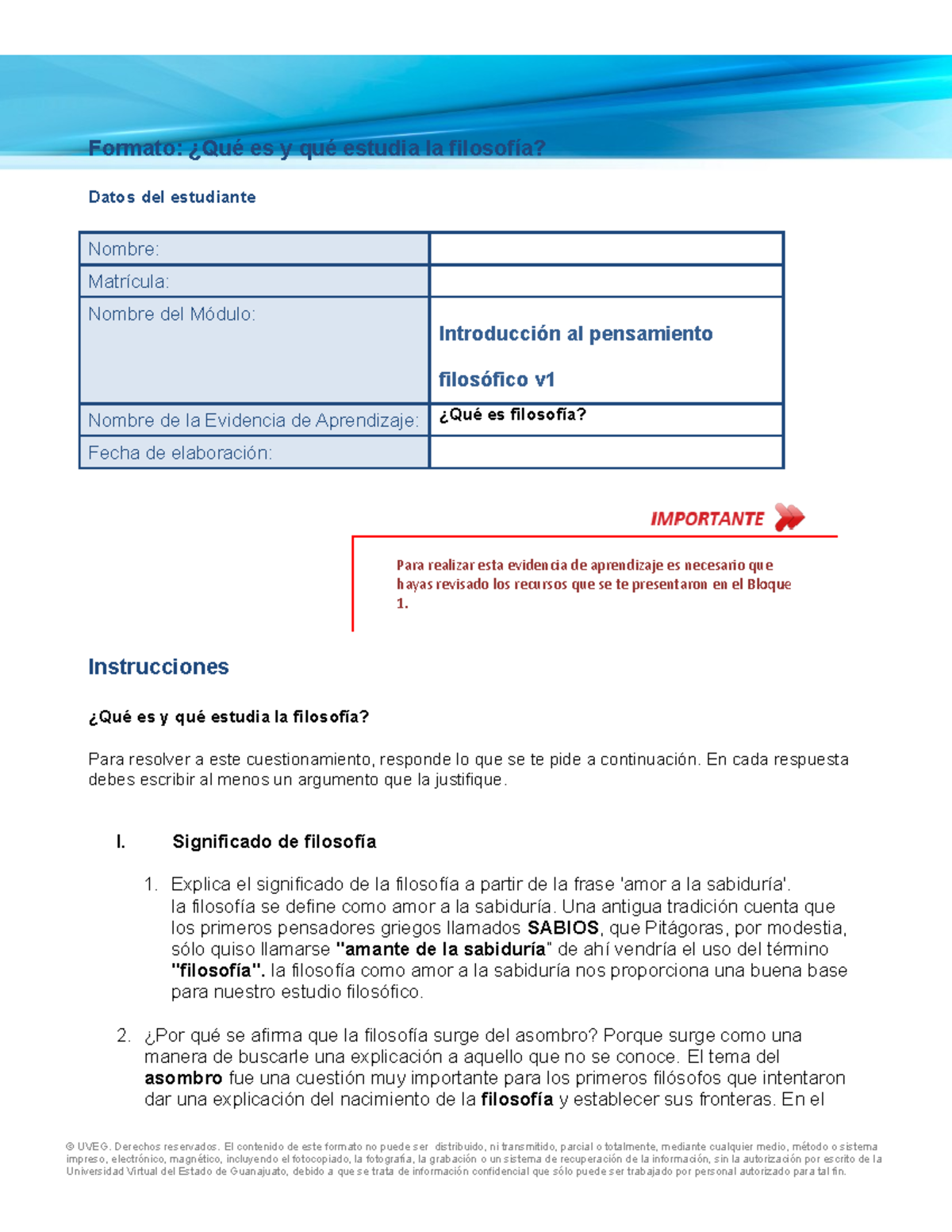 Studoc que es y que estudia la filisofia - Formato: ¿Qué es y qué ...