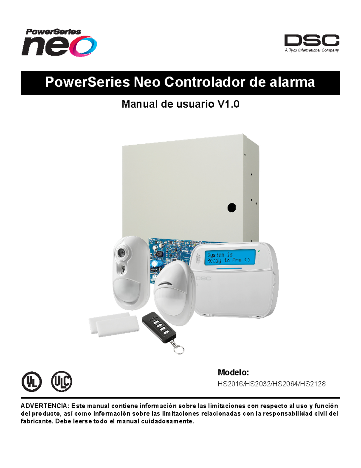 Neo power serie - informativo - PowerSeries Neo Controlador de alarma ...