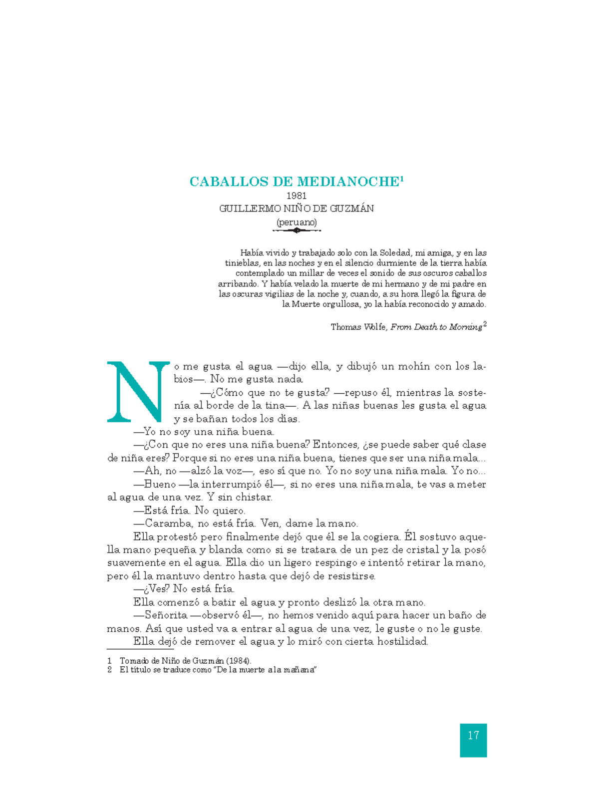 725323274 Caballos de Media Noche - CABALLOS DE MEDIANOCHE 1 1981 GUILLERMO NIÑO DE GUZMÁN ...