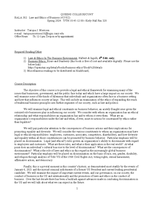 Samplecasebrief - Sample Case Brief for first assignment - People v ...