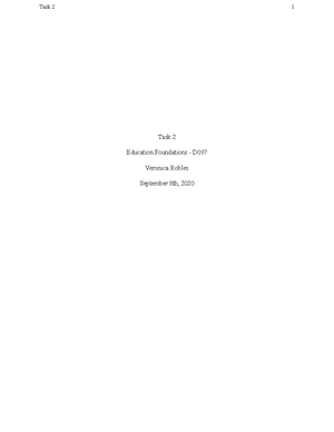 D097- Task 2 - passed - Link for Minnesota content standards: education ...