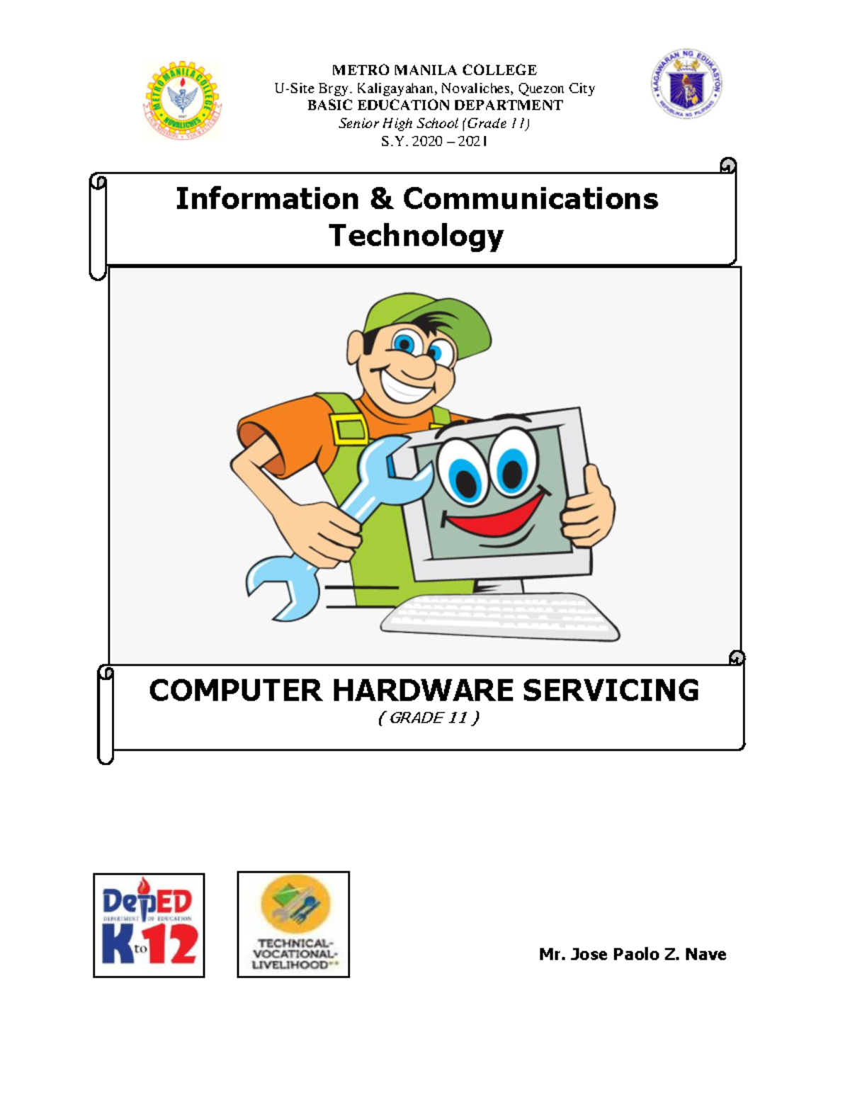 Private files Module-3-CHS- Grade-11-2 Ndchsict-M3 - METRO MANILA ...