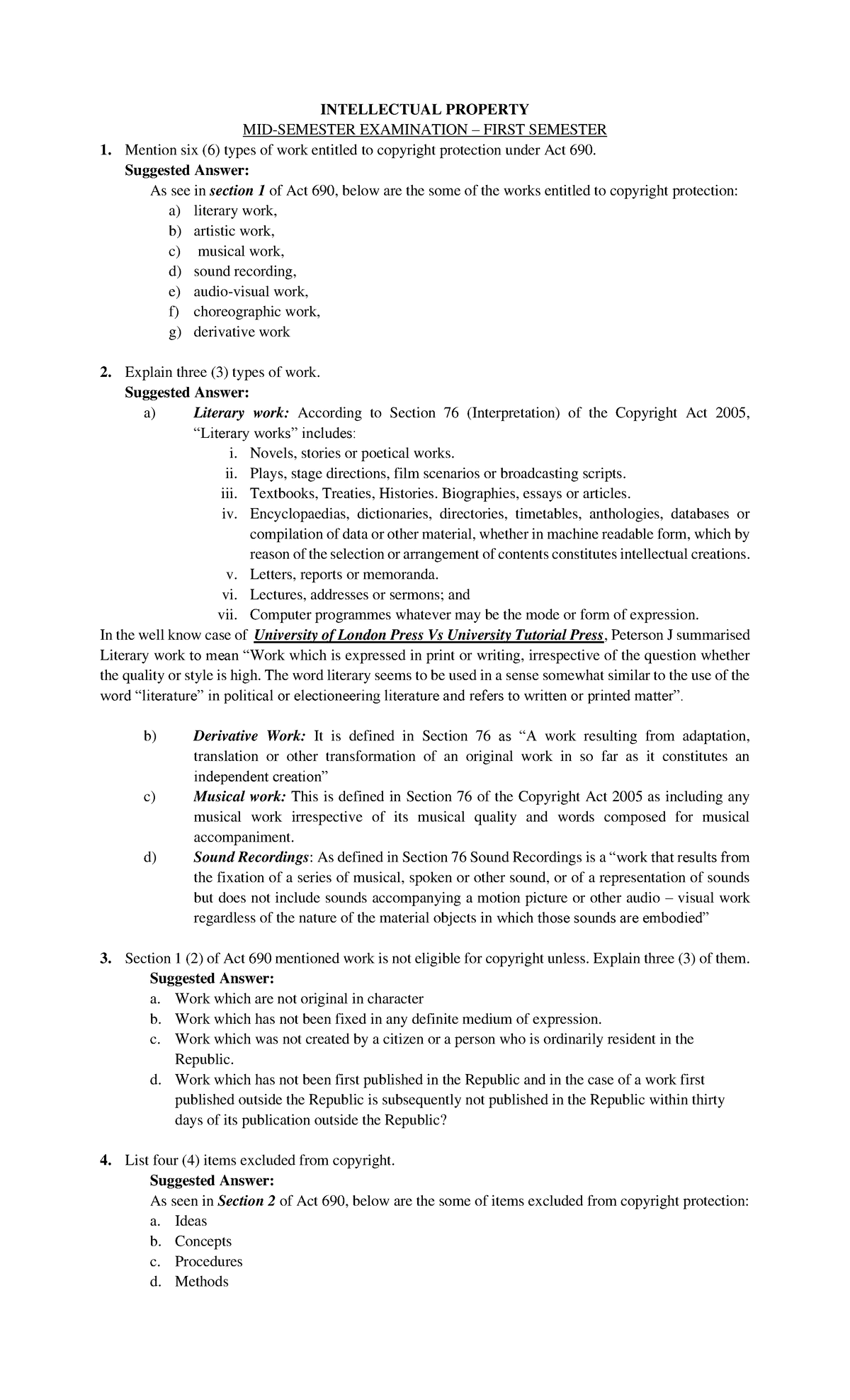 Intellectual Property IA Q & A BY David Asiedu - INTELLECTUAL PROPERTY ...