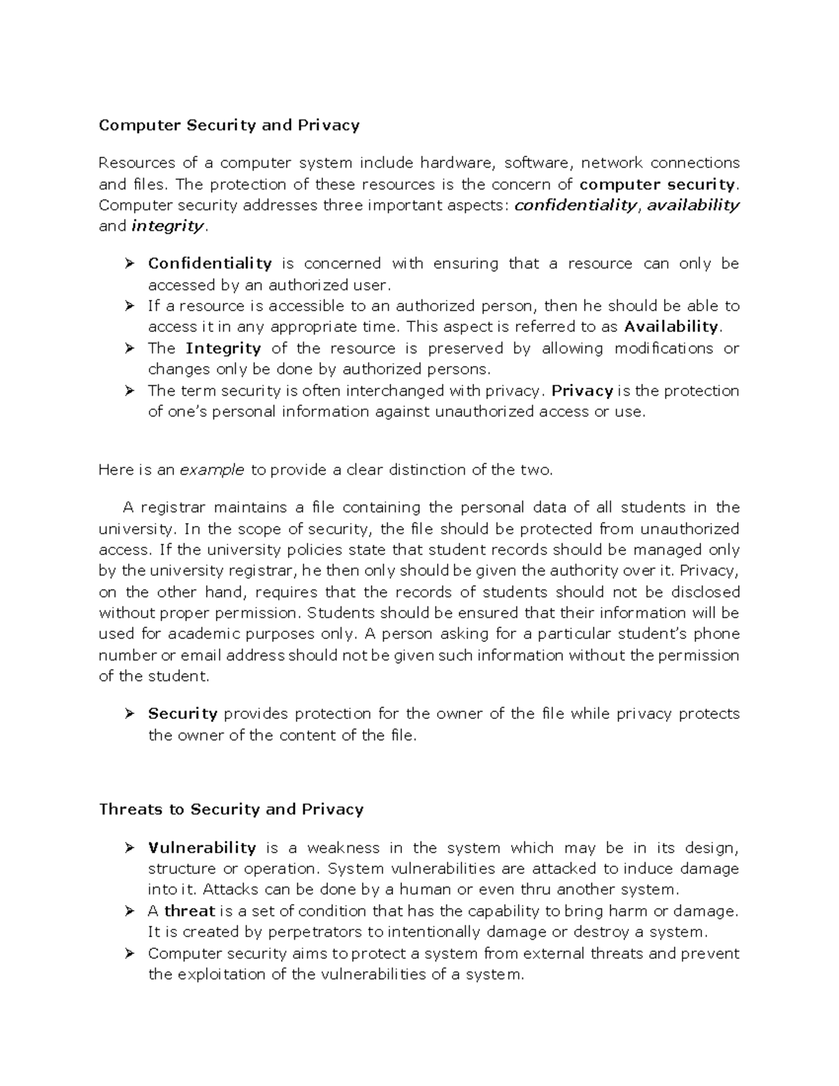 Computer Security and Privacy - Computer Security and Privacy Resources ...