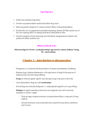 Pharmacology - Unit 2: Anti-infectives Antibiotic class Drug name ...
