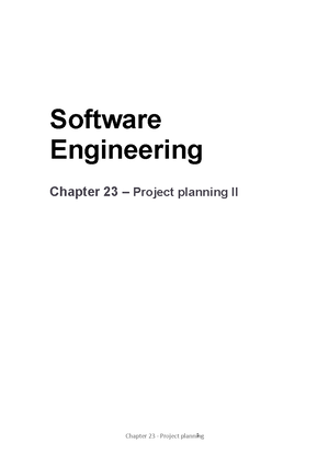 Software Engineering - MCQ - Software Engineering MCQ Select the option that suits the Manifesto ...