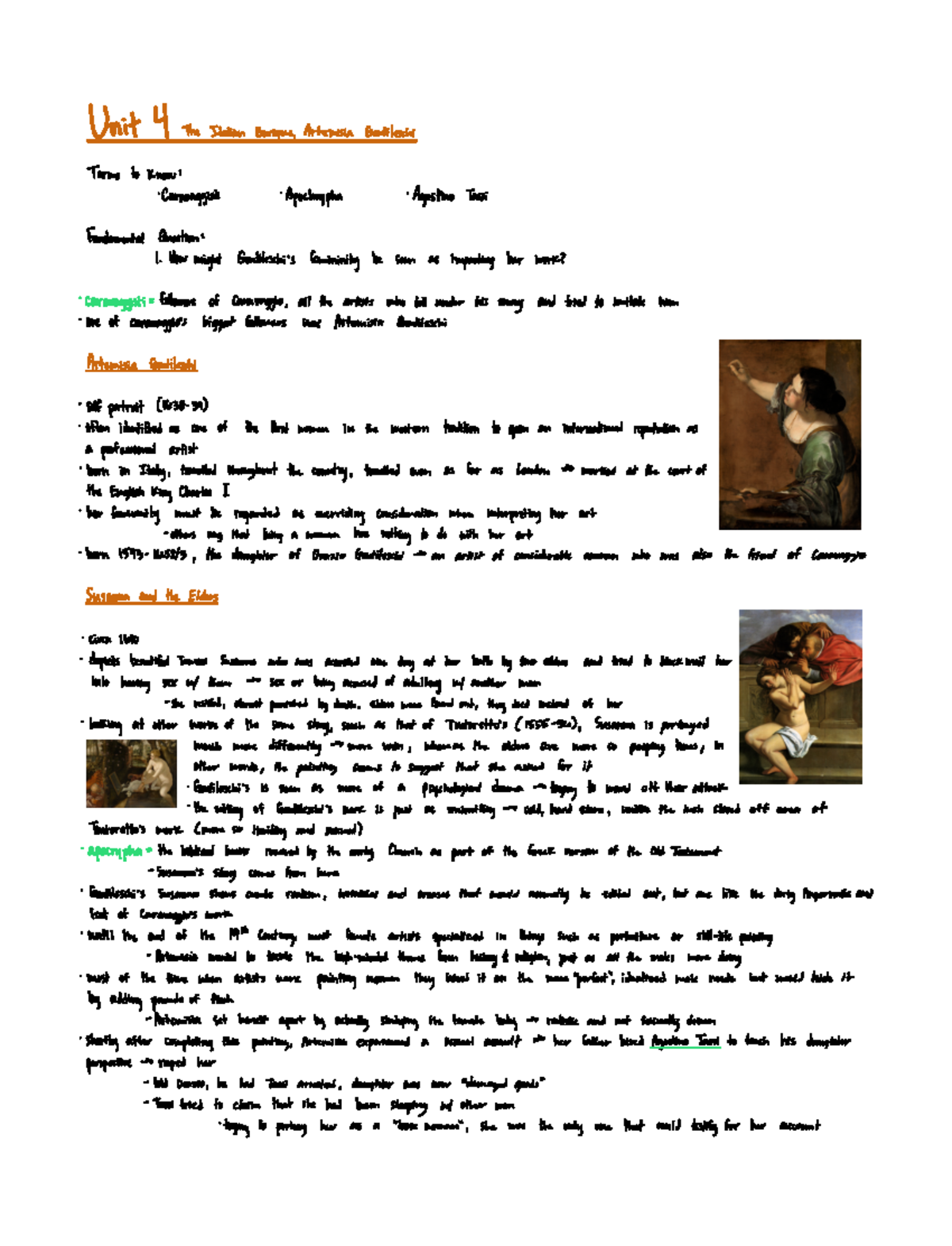 Unit 4 The Italian Baroque - Studocu