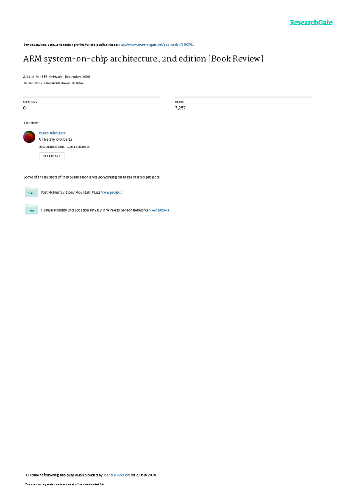 ARM system-on-chip architecture 2nd edition Book R - See discussions ...