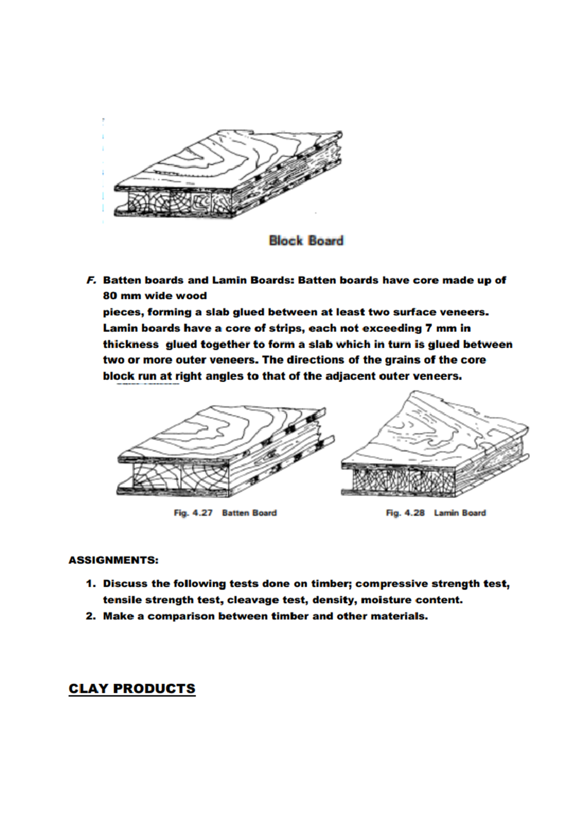 CLAY Products - Building construction - Studocu