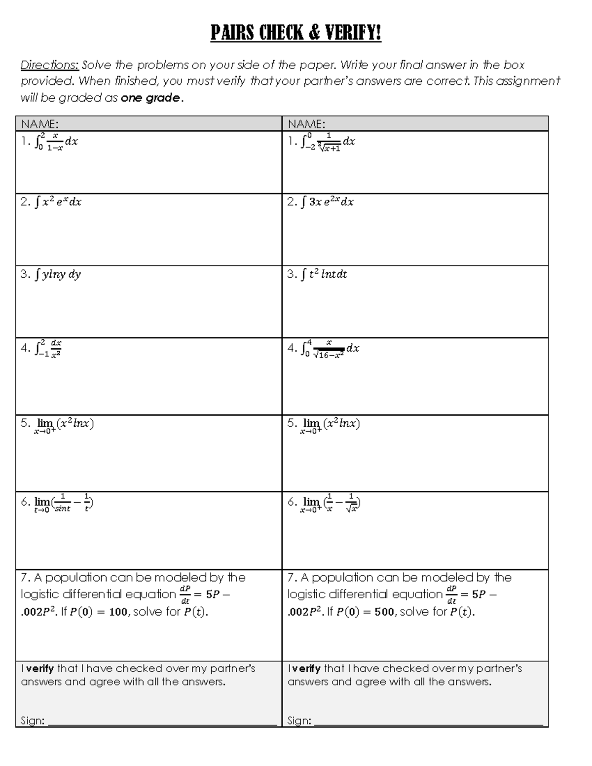 Pairs check verify - advanced integration 2 - PAIRS CHECK & VERIFY ...