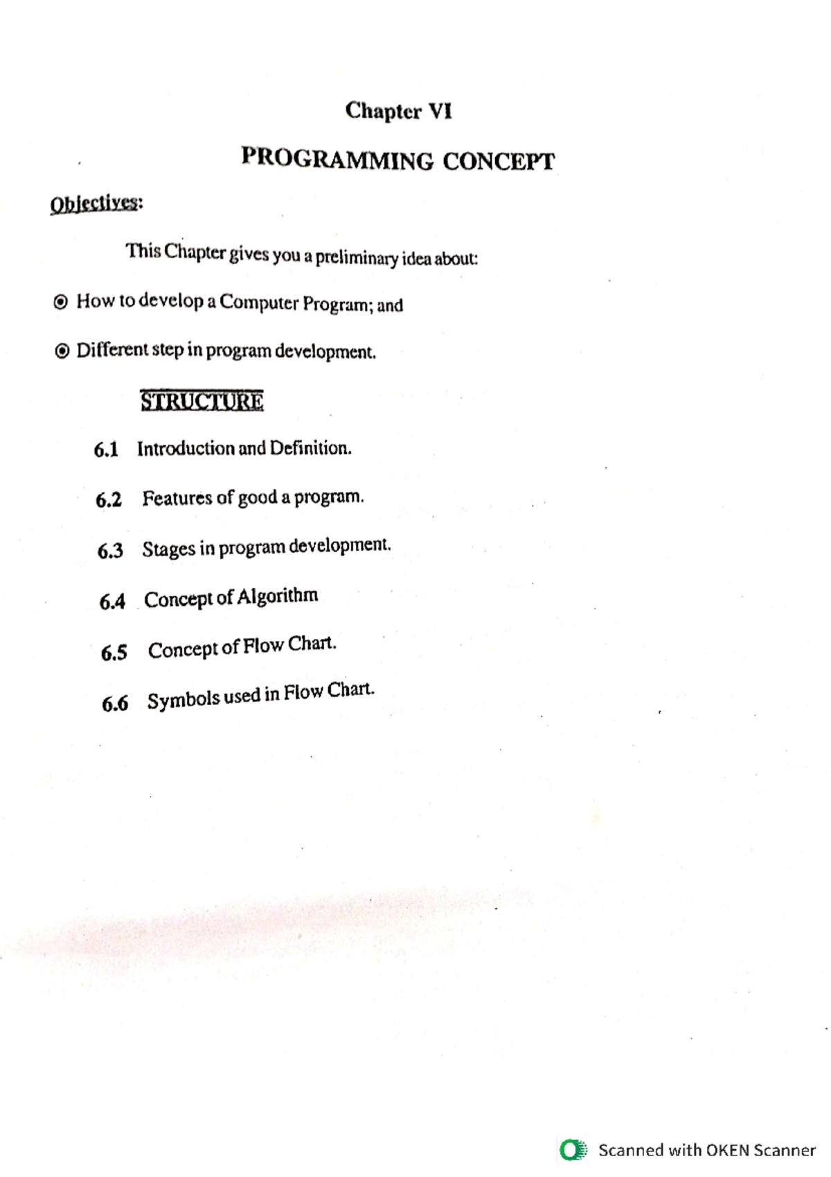 Computer Programming Concept - Short NOTE - B.Com - Studocu