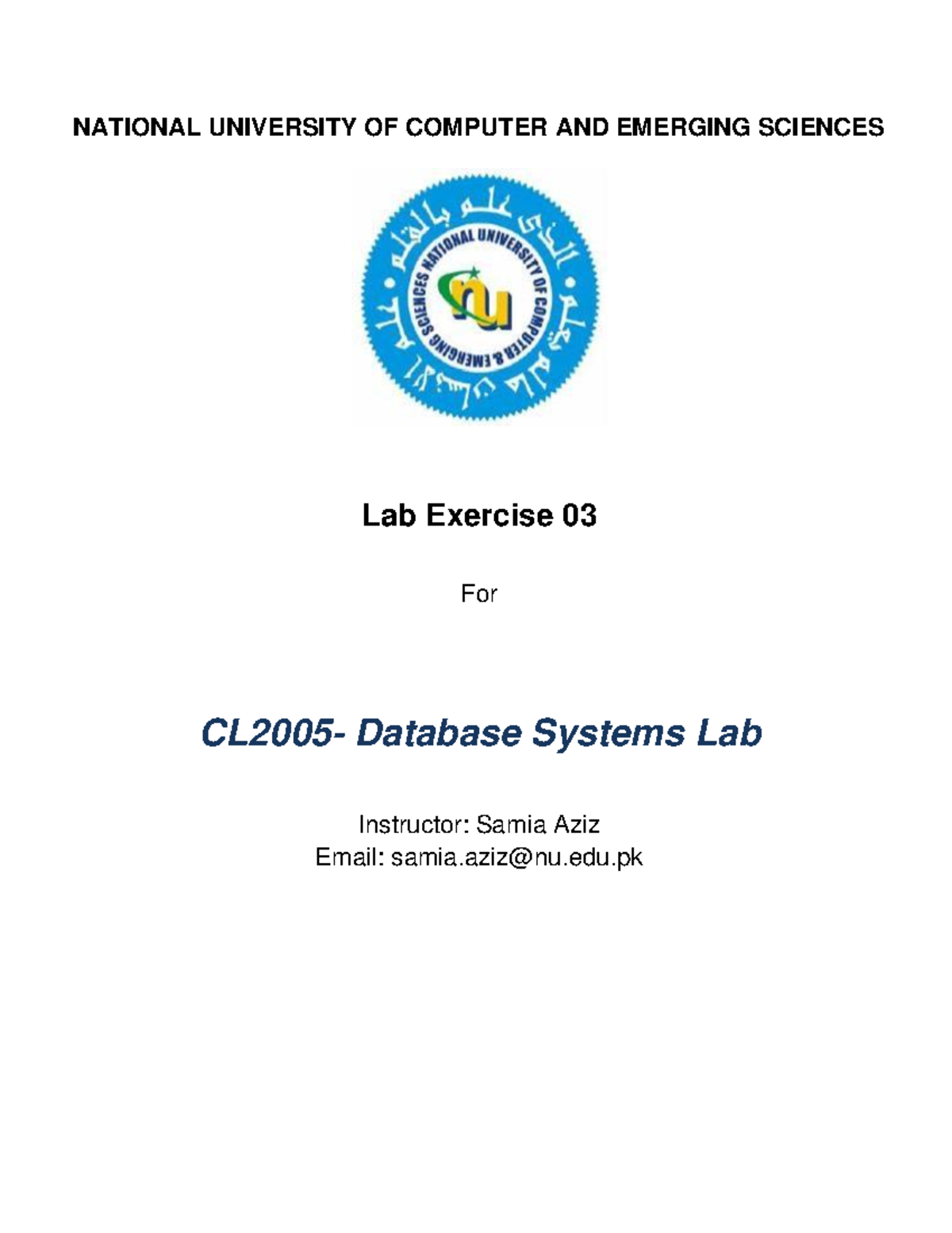 Lab 3 - Windows Form - NATIONAL UNIVERSITY OF COMPUTER AND EMERGING SCIENCES Lab Exercise 0 3 ...