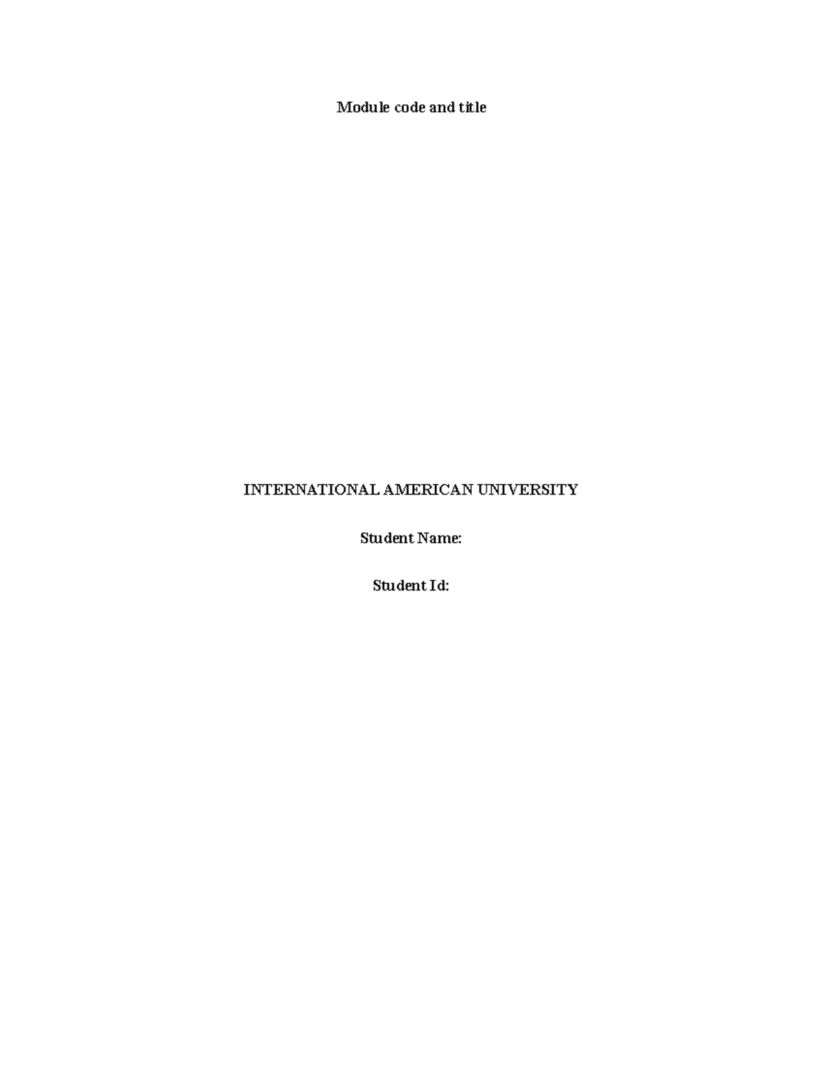 ACC 500 week 1 - Accounting assignment - Module code and title ...