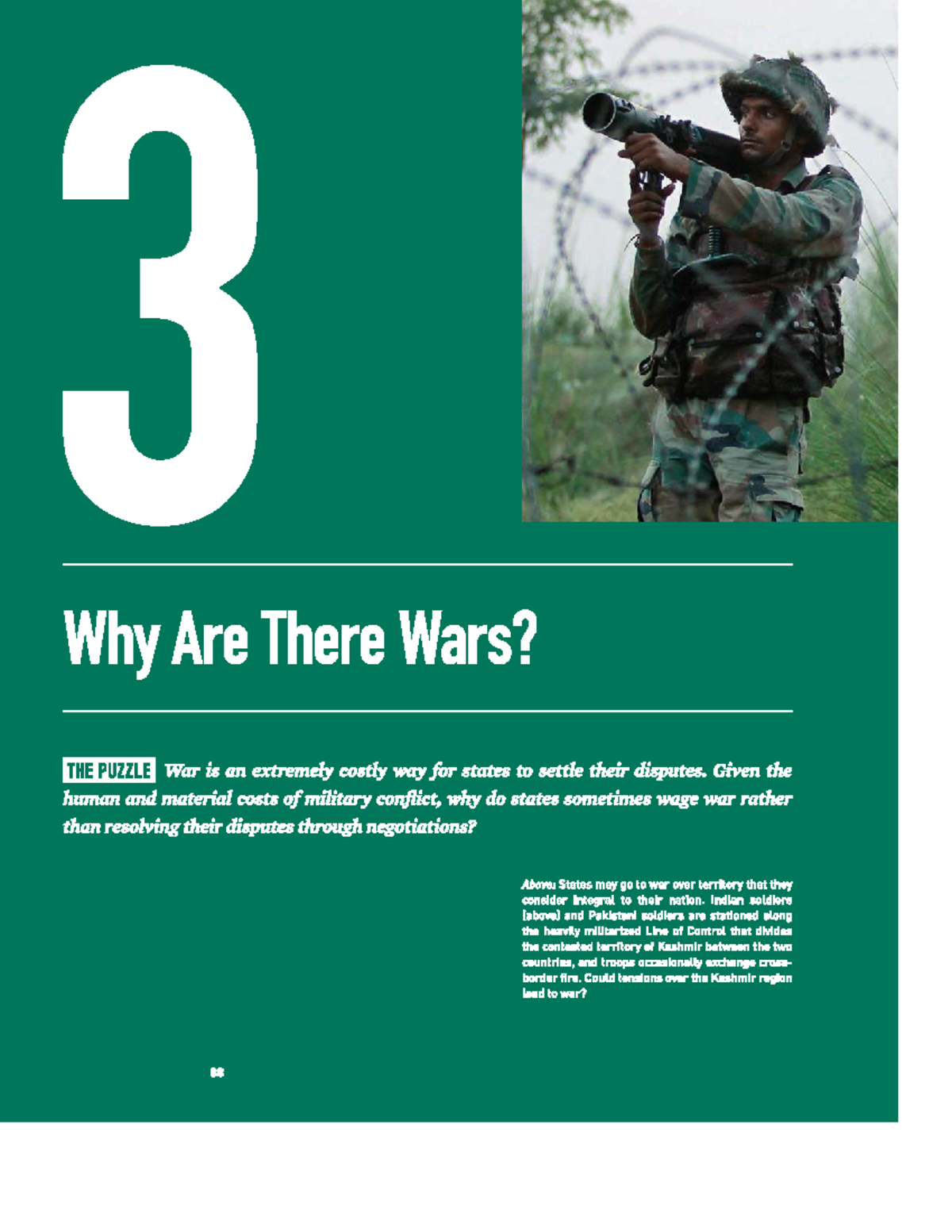 Why are there wars - Why Are There Wars? War is an extremely costly way ...