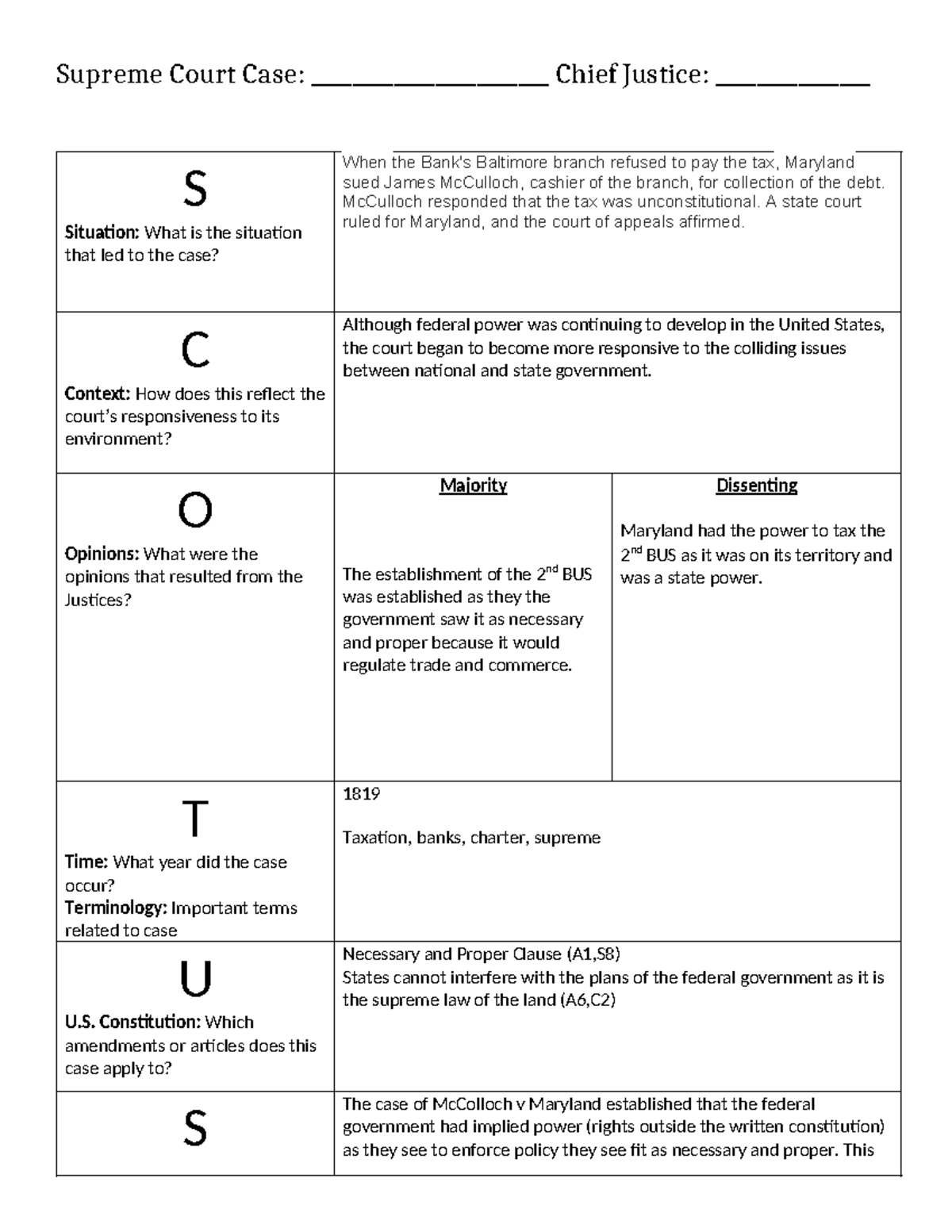 3. Mc Colloch v Maryland - Supreme Court Case ...