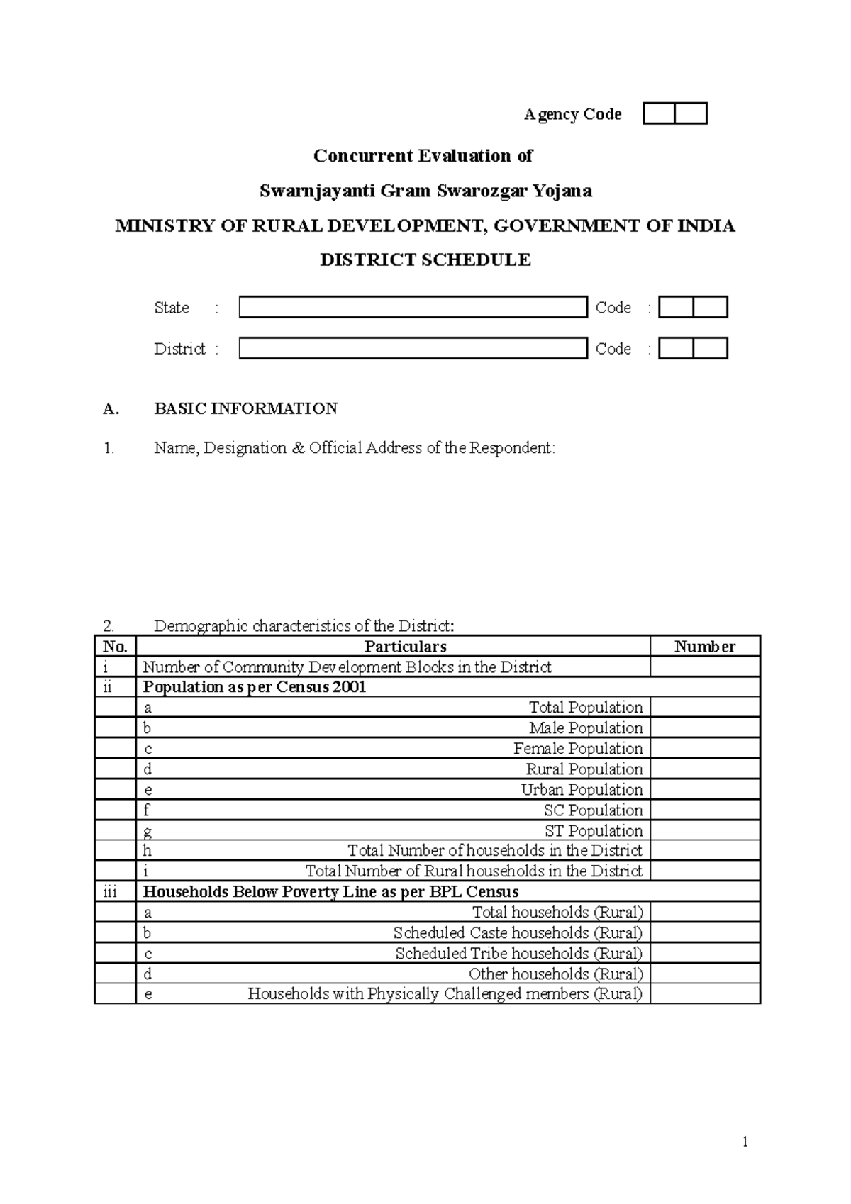 SGSY Dist Sch 08 SGSY Block Sch 08 Info rqd from ministry as per GBN ...