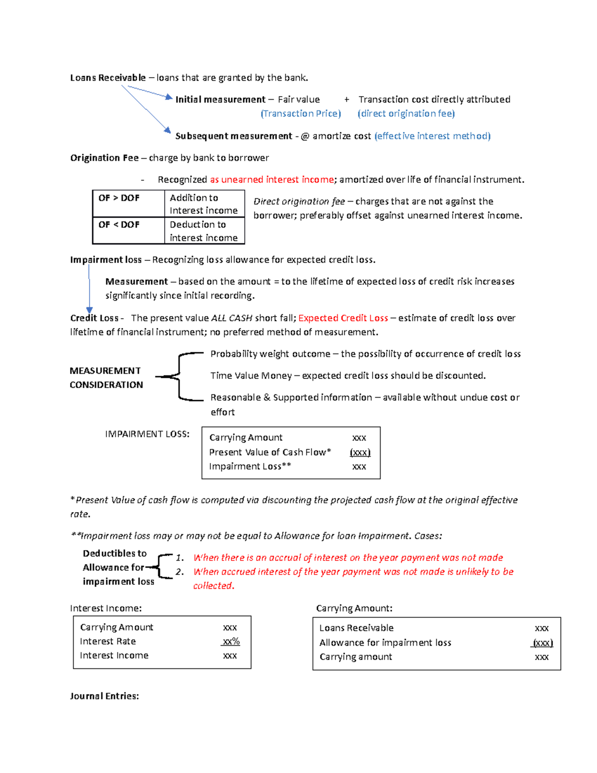 Loans-Receivable - notes on loans receivable - Loans Receivable – loans ...
