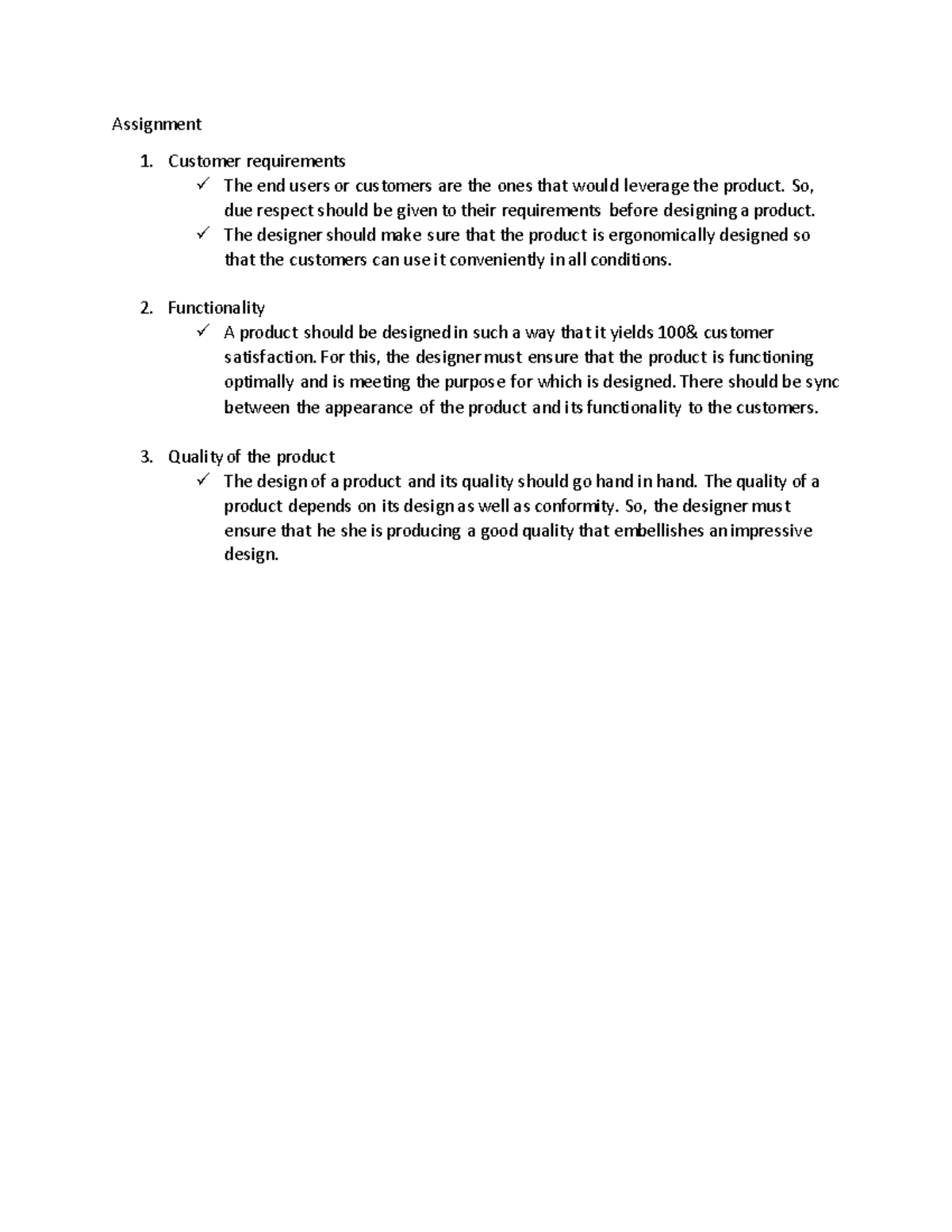 Assignment ITPC4 - Reviewer - Assignment Customer requirements The end ...