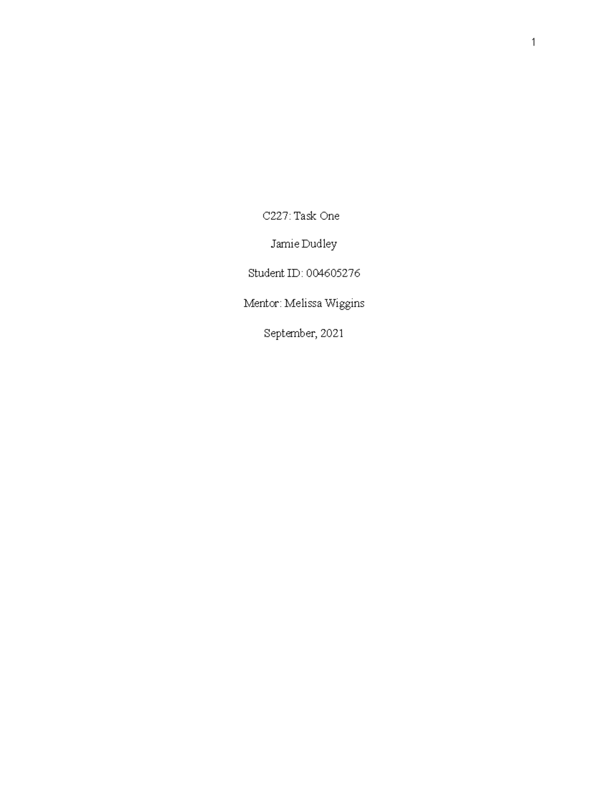 C227 - Task One for Research Proposals - C227 - WGU - Studocu