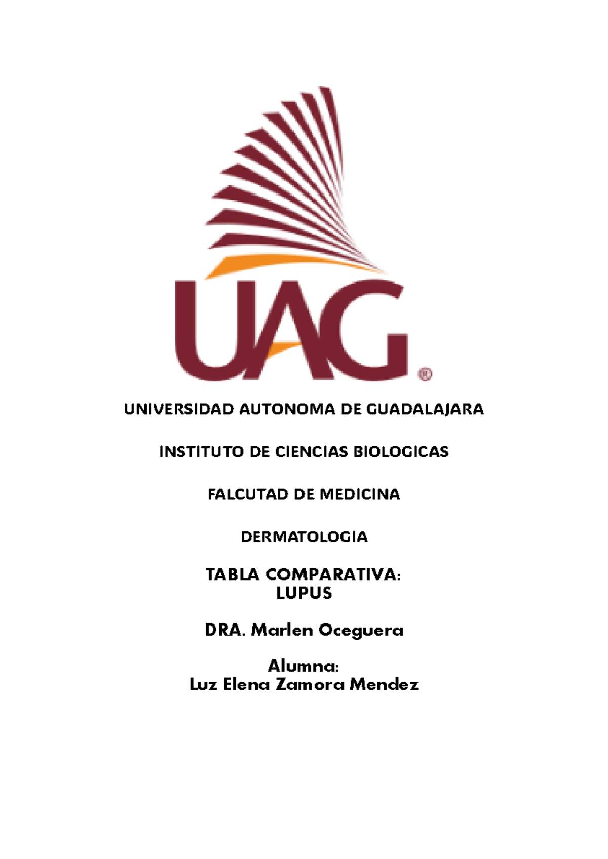 Universidad Autonoma DE Guadalajara - UNIVERSIDAD AUTONOMA DE ...