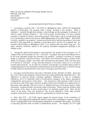 PHIL 320 F 22 Lecture #3 Descartes and the Method of Doubt - PHIL 320 ...