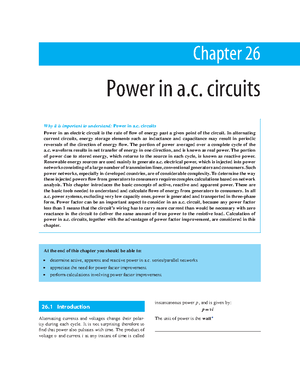Electrical circuit notes p3 - Chapter 13 D. circuit theory Why it is ...