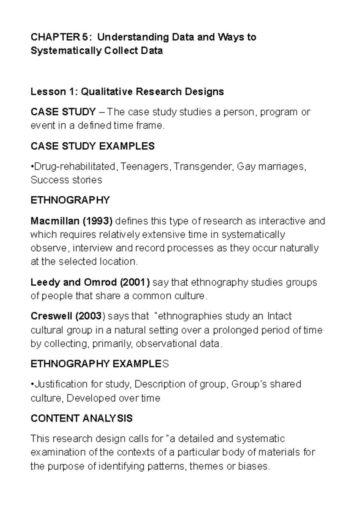 PR1- Finals - CHAPTER 5: Understanding Data and Ways to Systematically Collect Data Lesson 1 ...