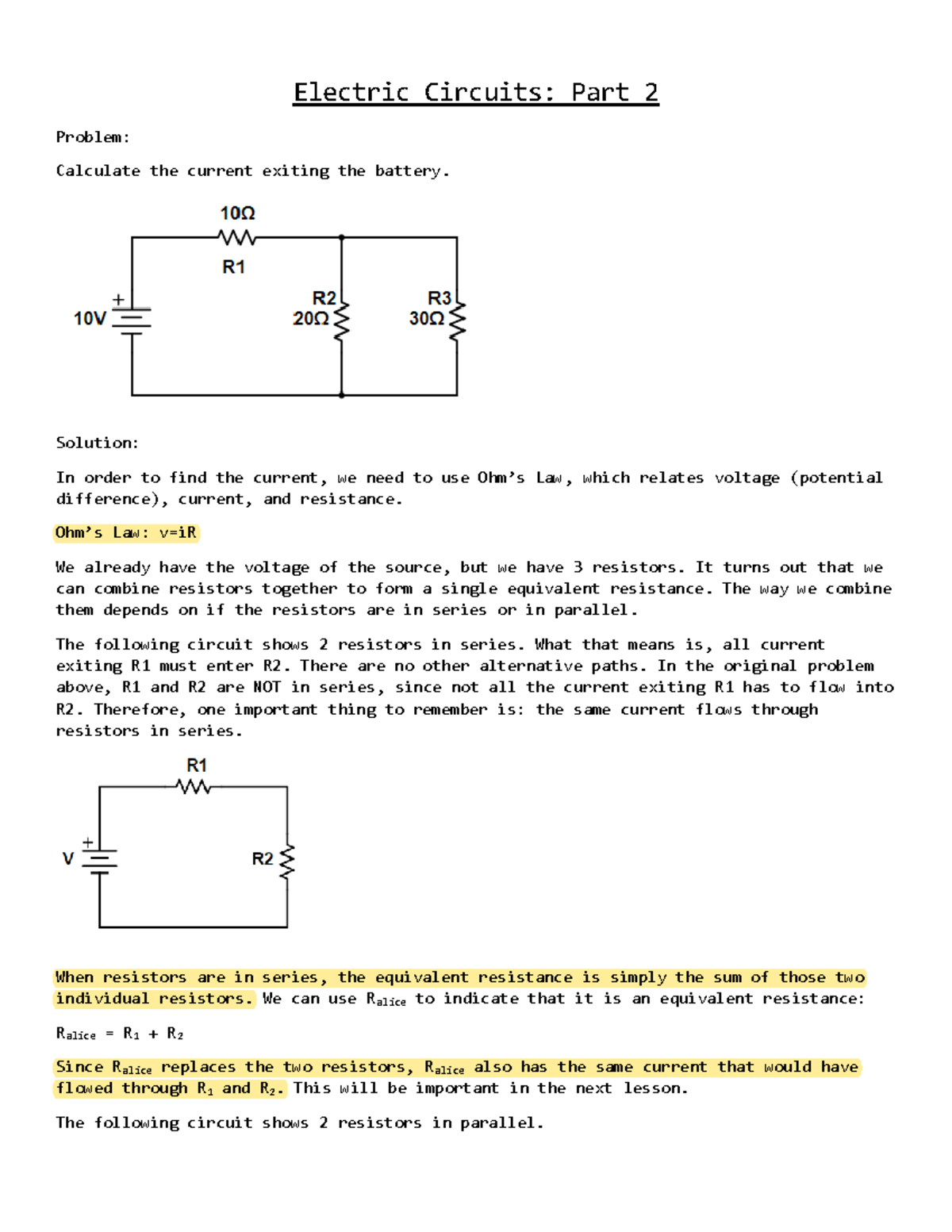 Circuits 2 final - Helped with the lab - Electric Circuits: Part 2 ...