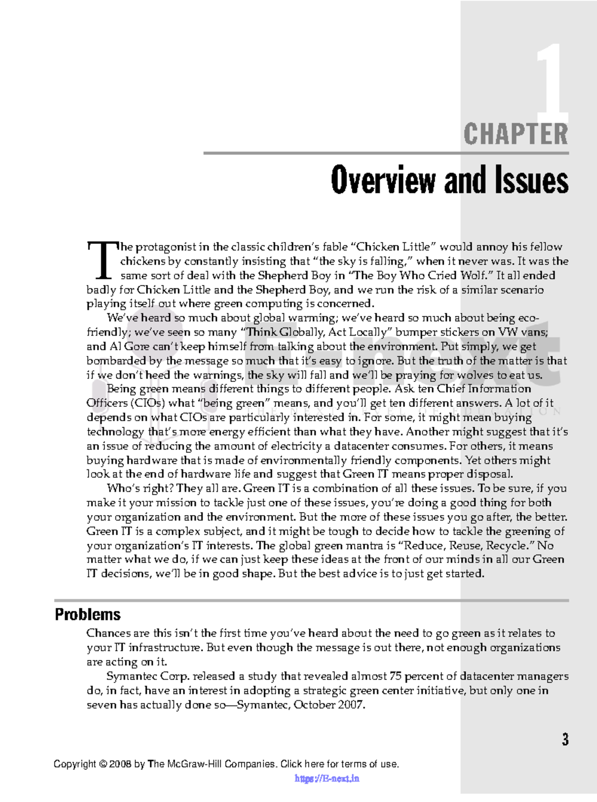 1-Overview and Issues (E-next - 1 Overview and Issues T - Studocu