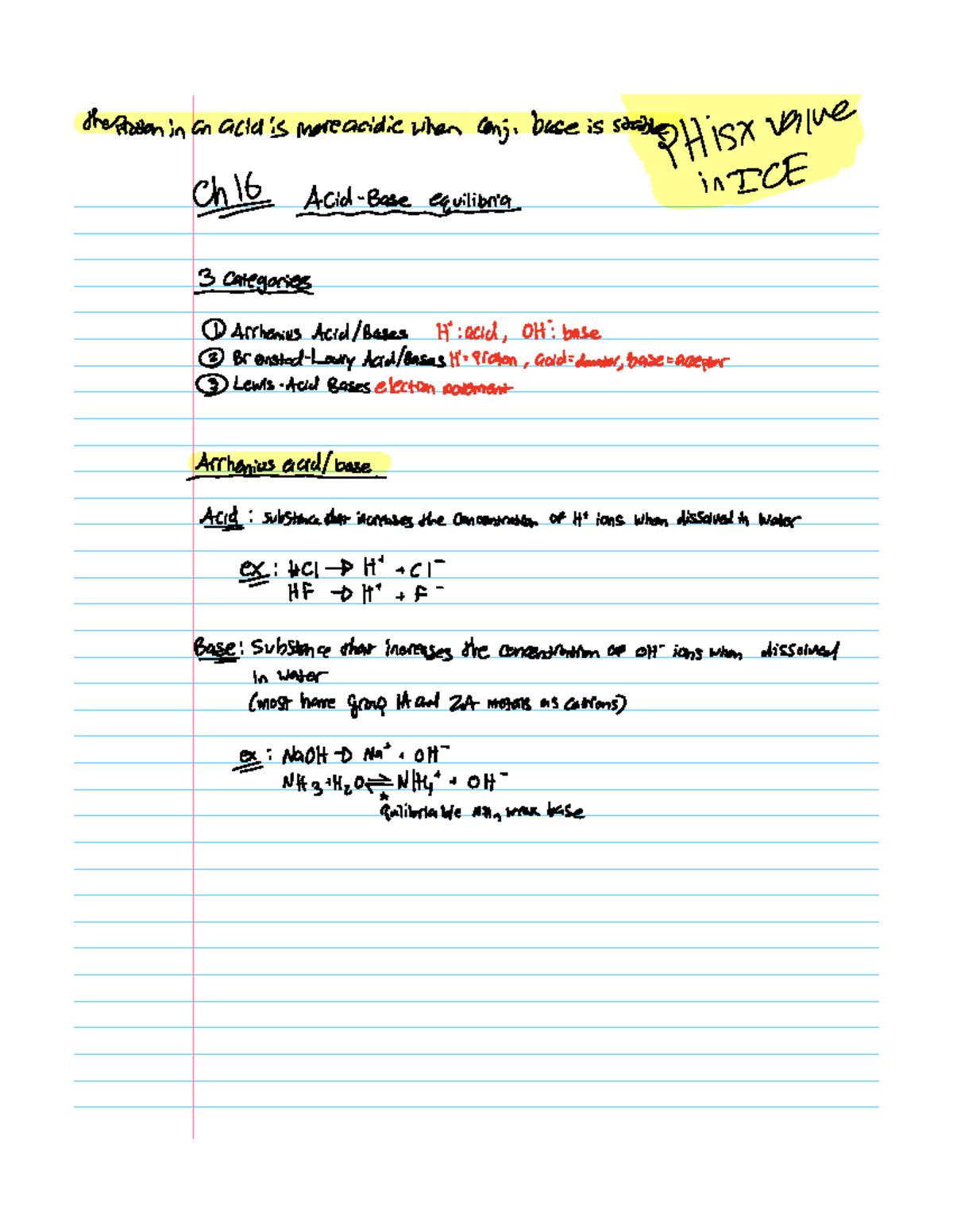 Unit 16 notes - Chemistry 1220 The Ohio State University - 2His x ...