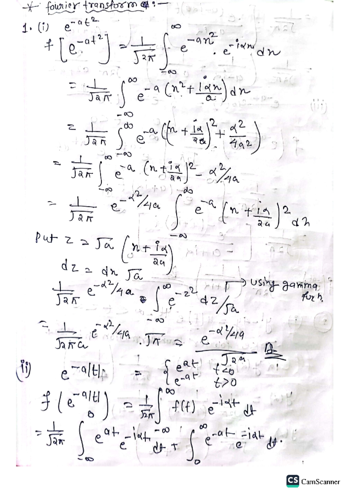 Fourier transform assignment - Discrete mathematics and graph theory - Studocu