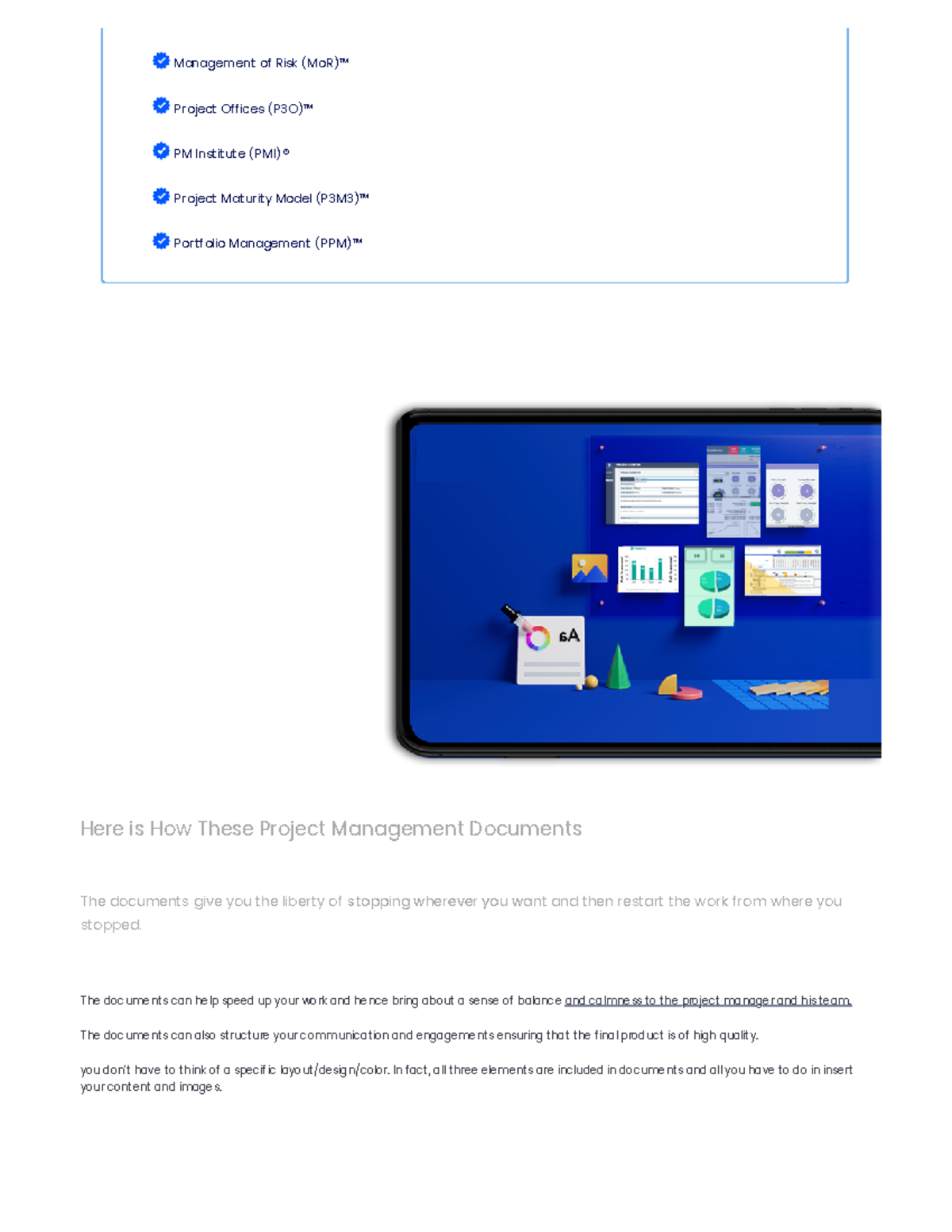 Project Management Documents - ####### T he documents can help speed up ...