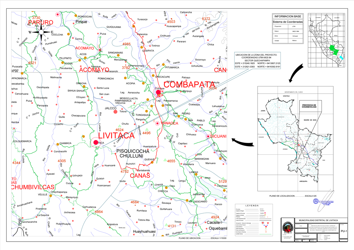 Plotear - apuntes civil - Ñuñuca uanca Apur Chillatera Huayllihuaylla ...