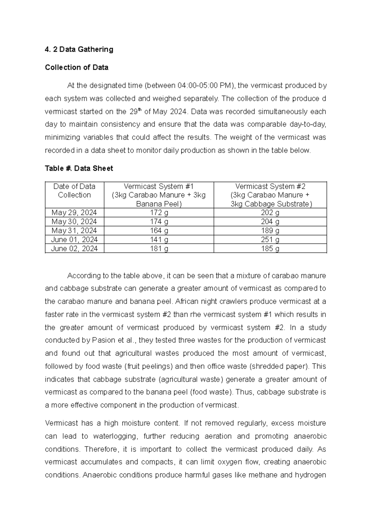 4.2-Data-Gathering - about fish culture - 2 Data Gathering Collection ...