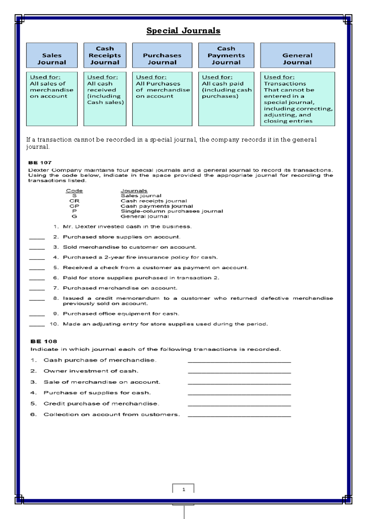 Ch 7 part a 2024 - VERY IMPORTANT - Accounting information system - 1 ...