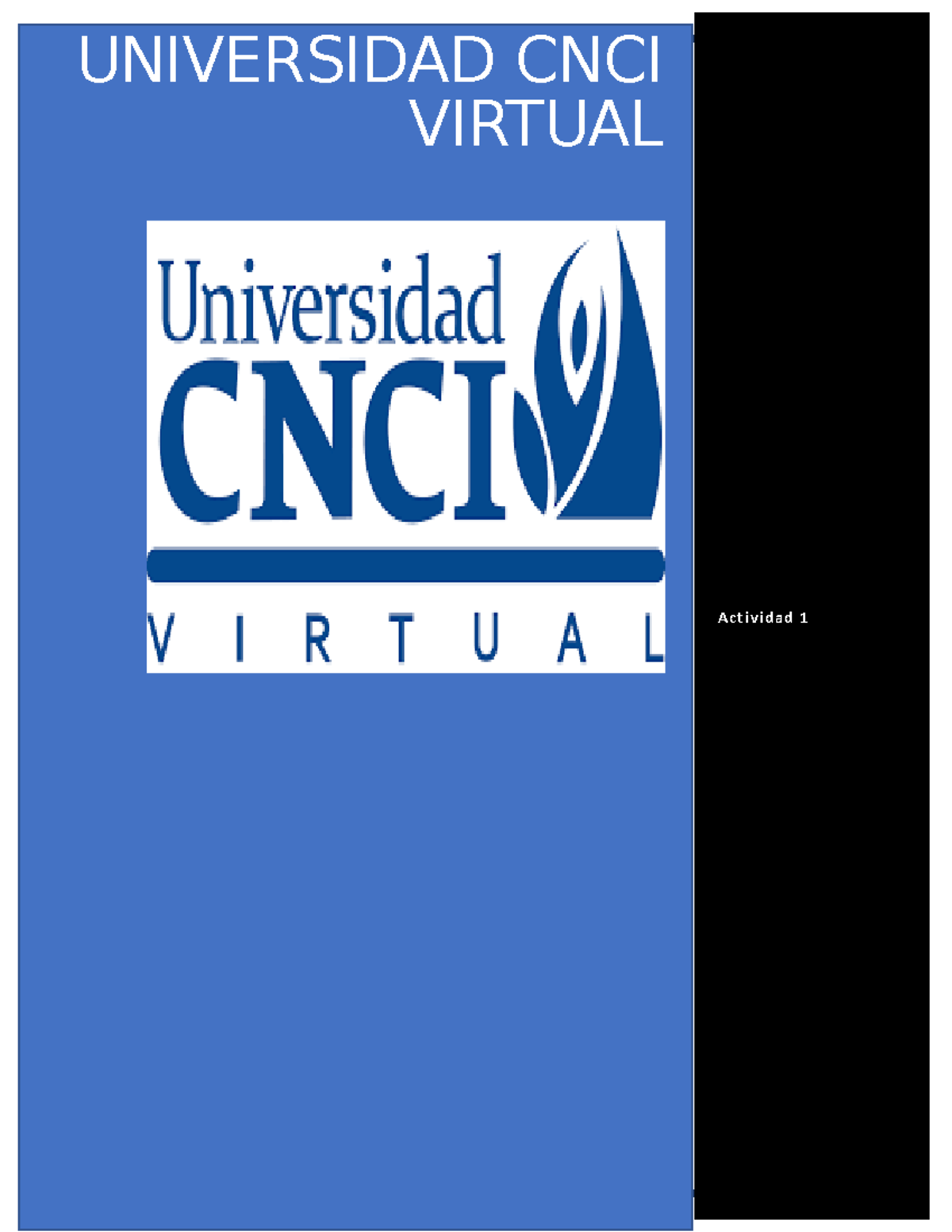 Actividad 1- Administración estratégica - UNIVERSIDAD CNCI VIRTUAL Actividad 1 UNIVERSIDAD CNCI ...