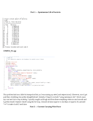 Fibonacci Sequence Document - Collin Norcros Part 1. Pseudocode Part 2 ...