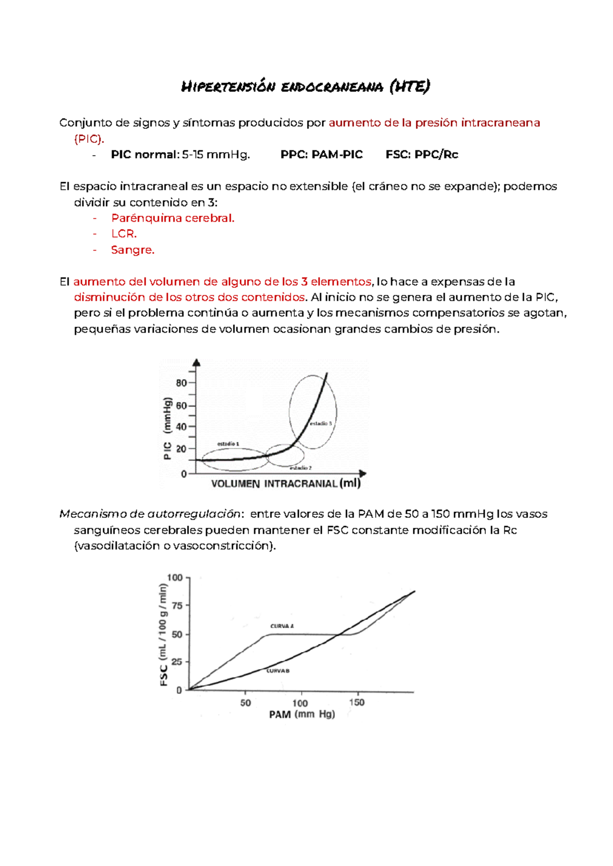 Hipertensión endocraneal (HTE) - Hipertensión endocraneana (HTE ...