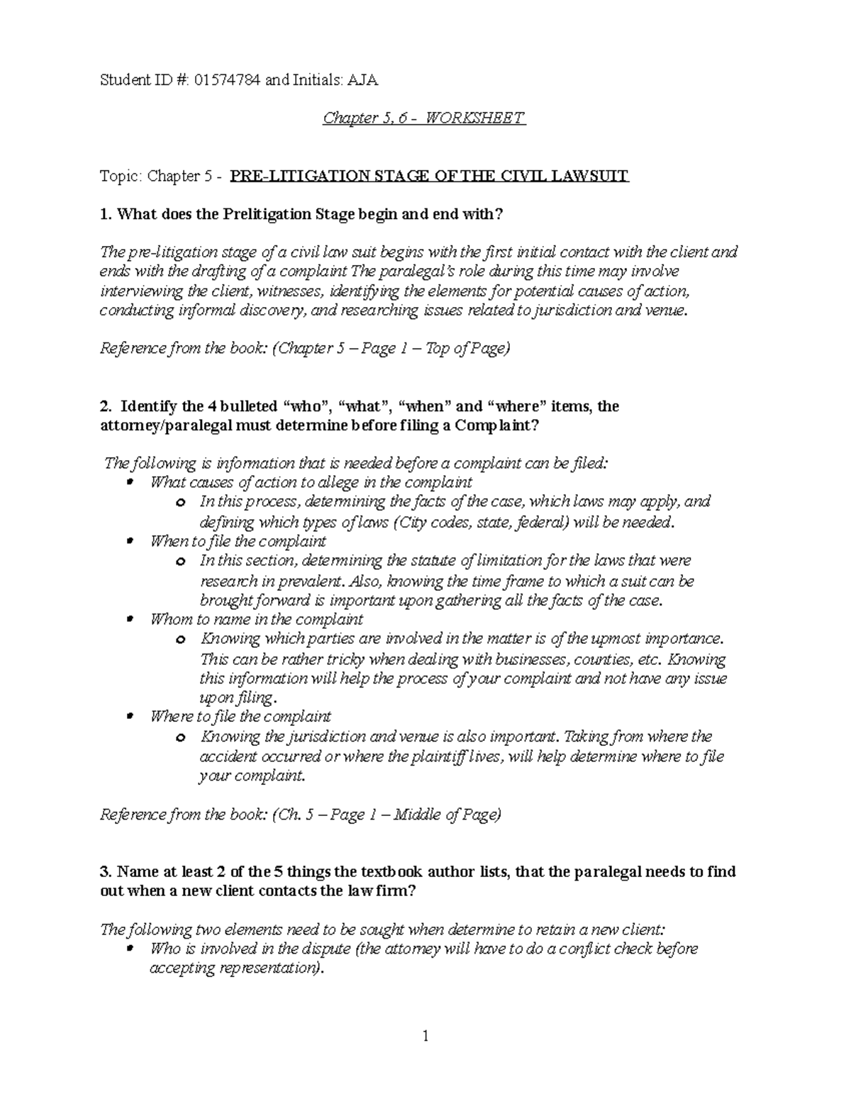 Worksheet Ch. 5, 6 Answers - Warning: TT: more functions defined than ...