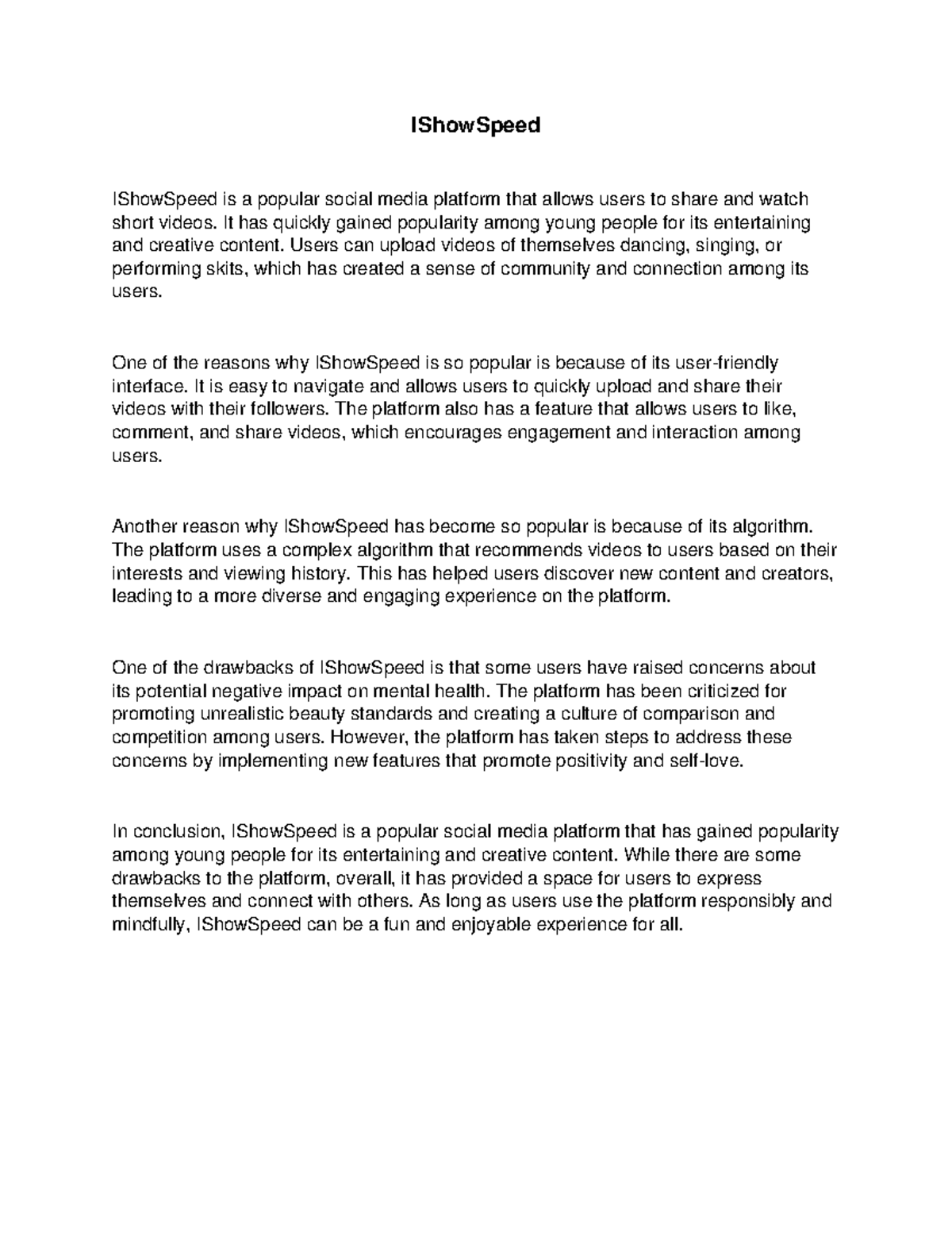 IShow Speed - IShowSpeed IShowSpeed is a popular social media platform ...