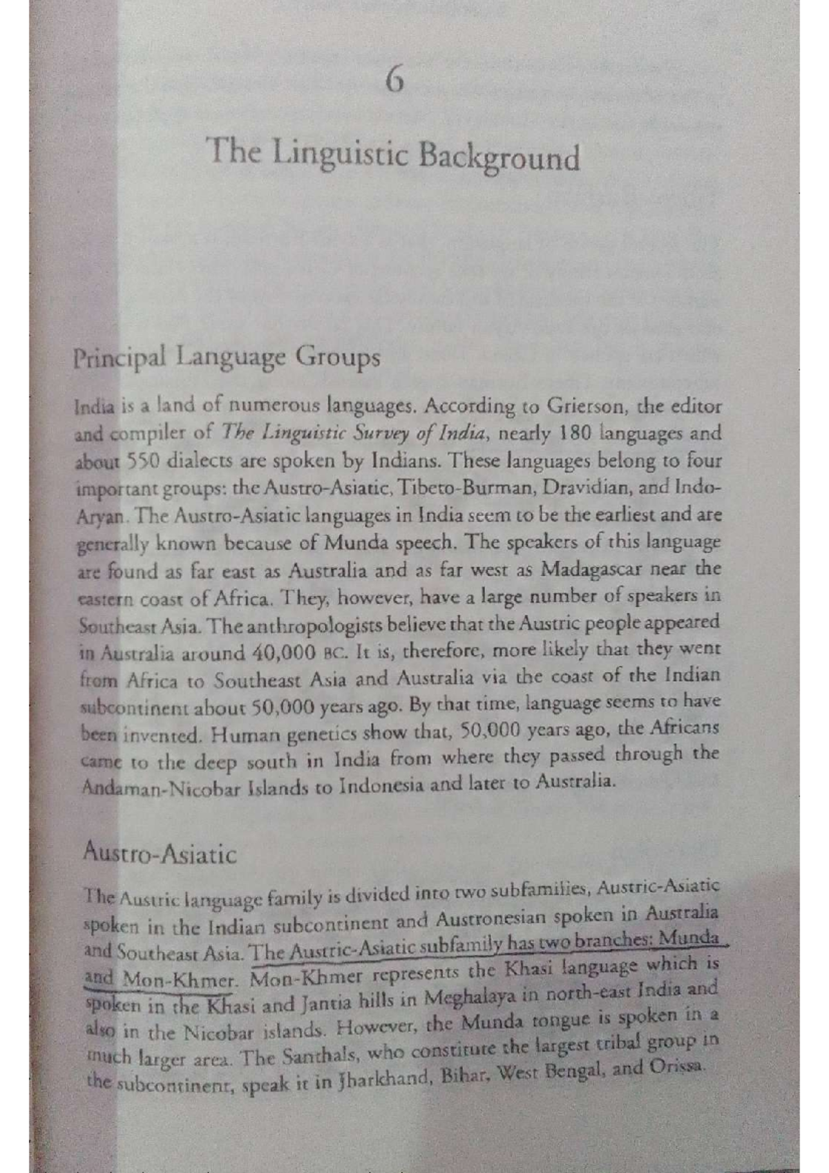 Linguistic background - Masters in history - Studocu