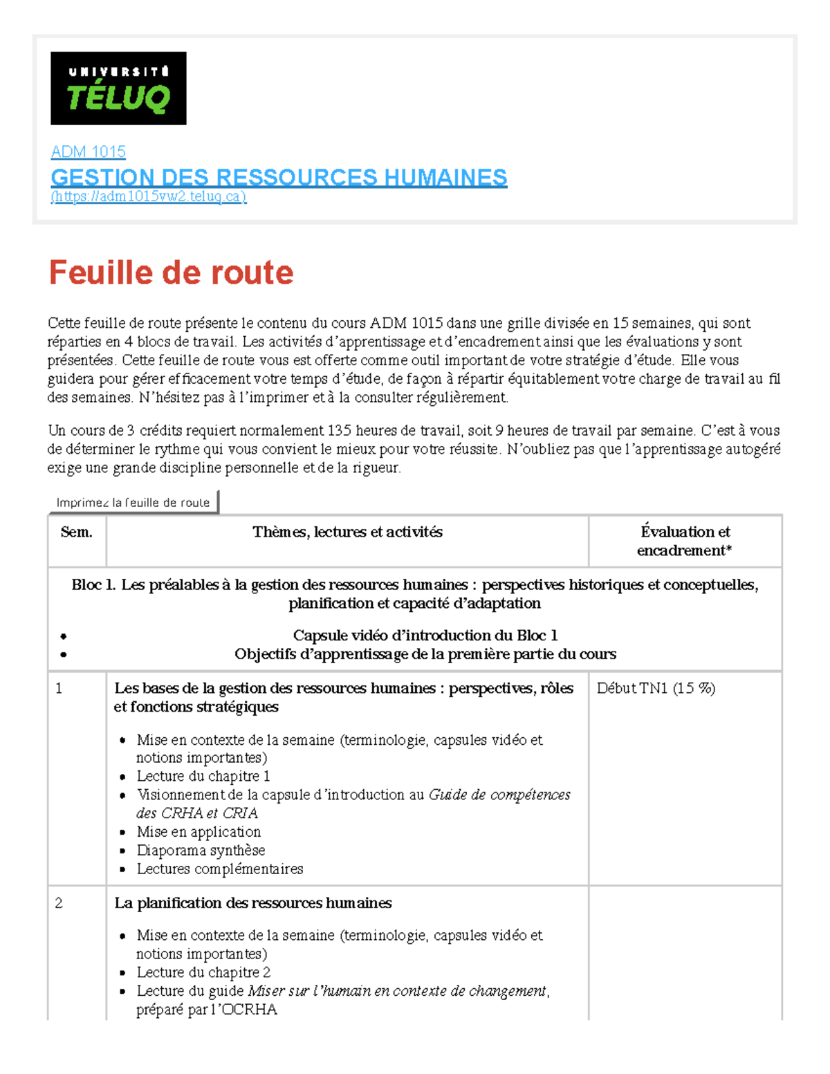 Feuille de route 2024 - Feuille de route Cette feuille de route ...