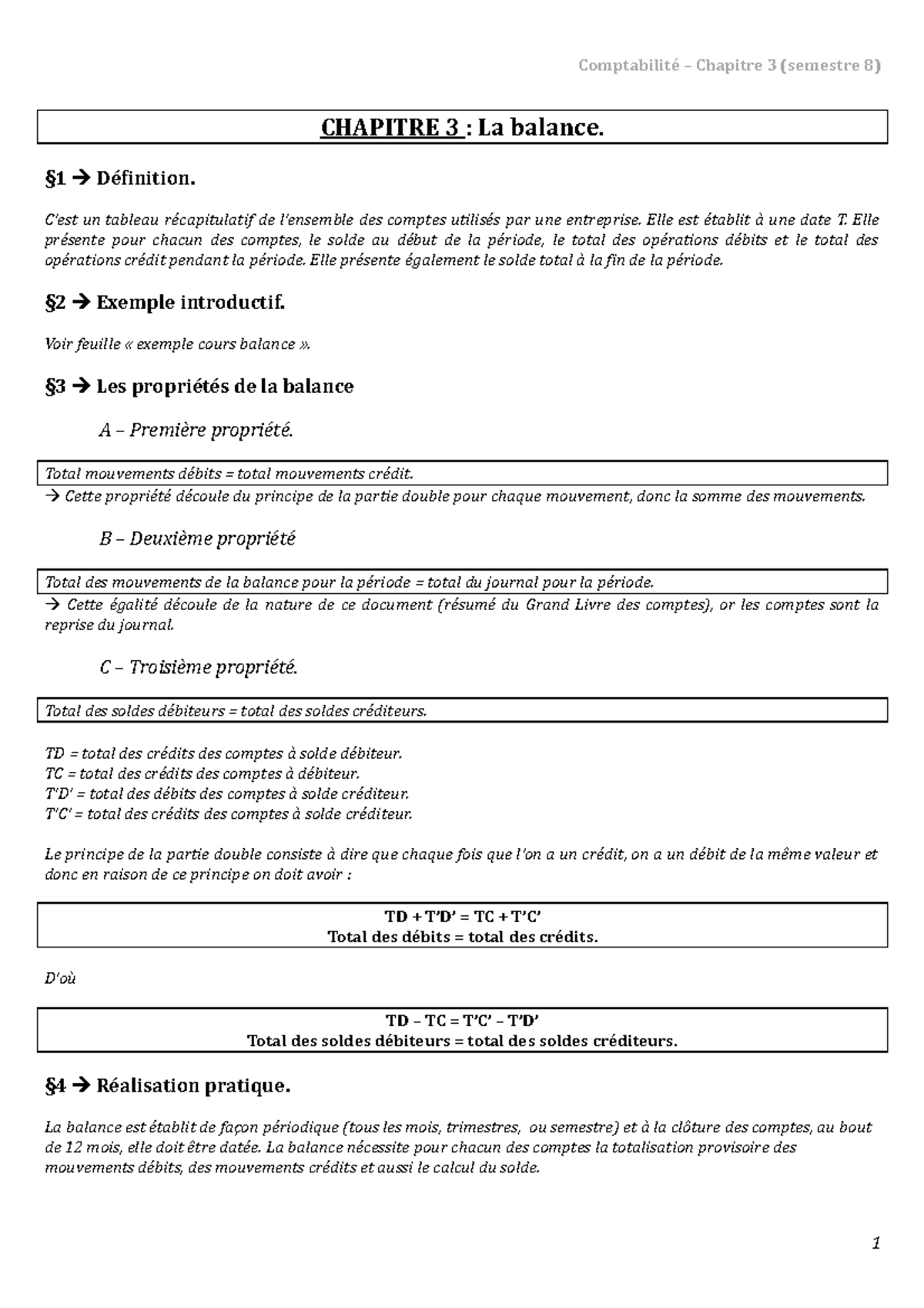 Chapitre 3 - cours de comtpabilité - Comptabilité – Chapitre 3 ...