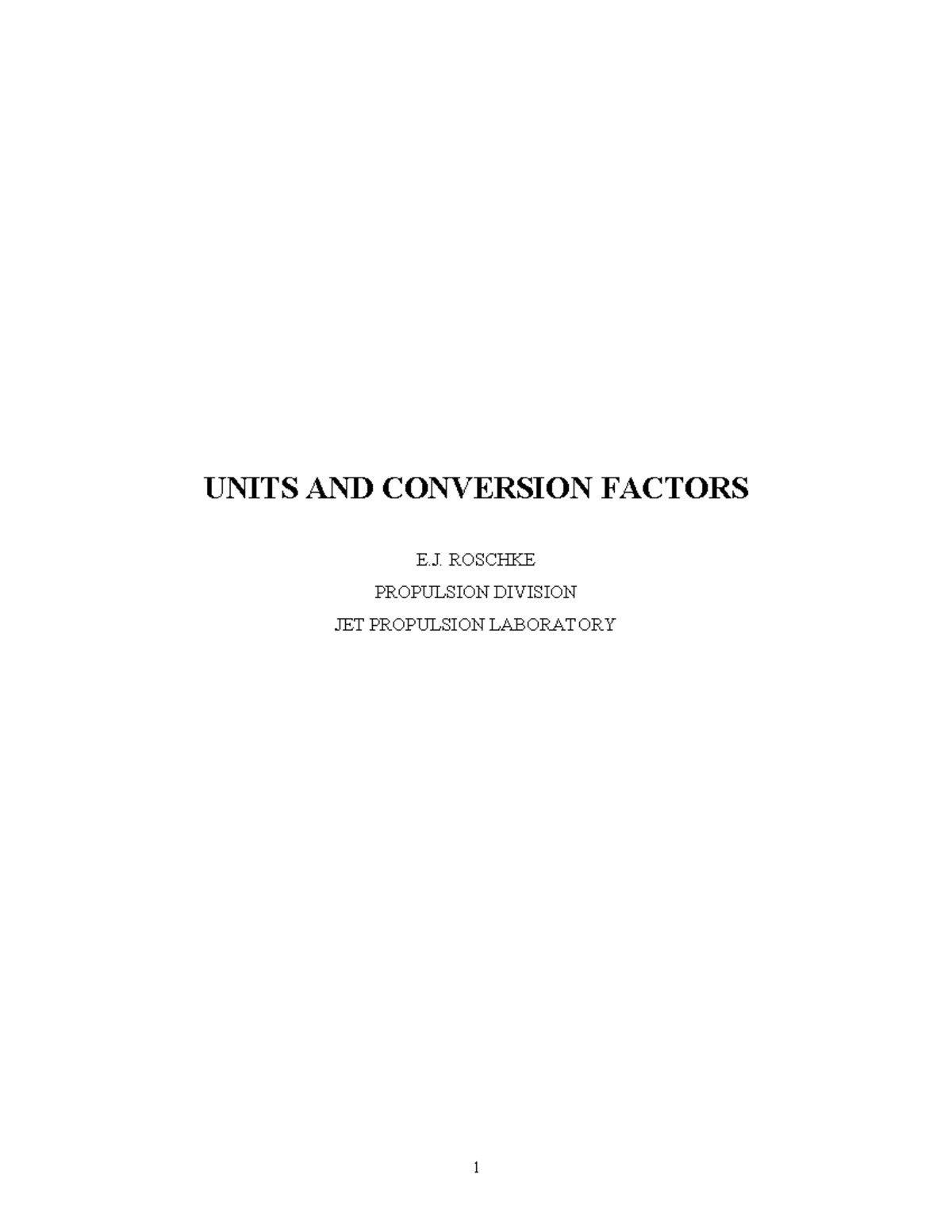 Unit conversions - unit conversion - UNITS AND CONVERSION FACTORS E ...