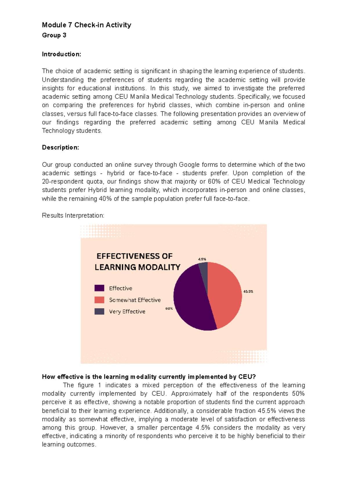 M7 Check-in-Activity G3 - Module 7 Check-in Activity Group 3 ...