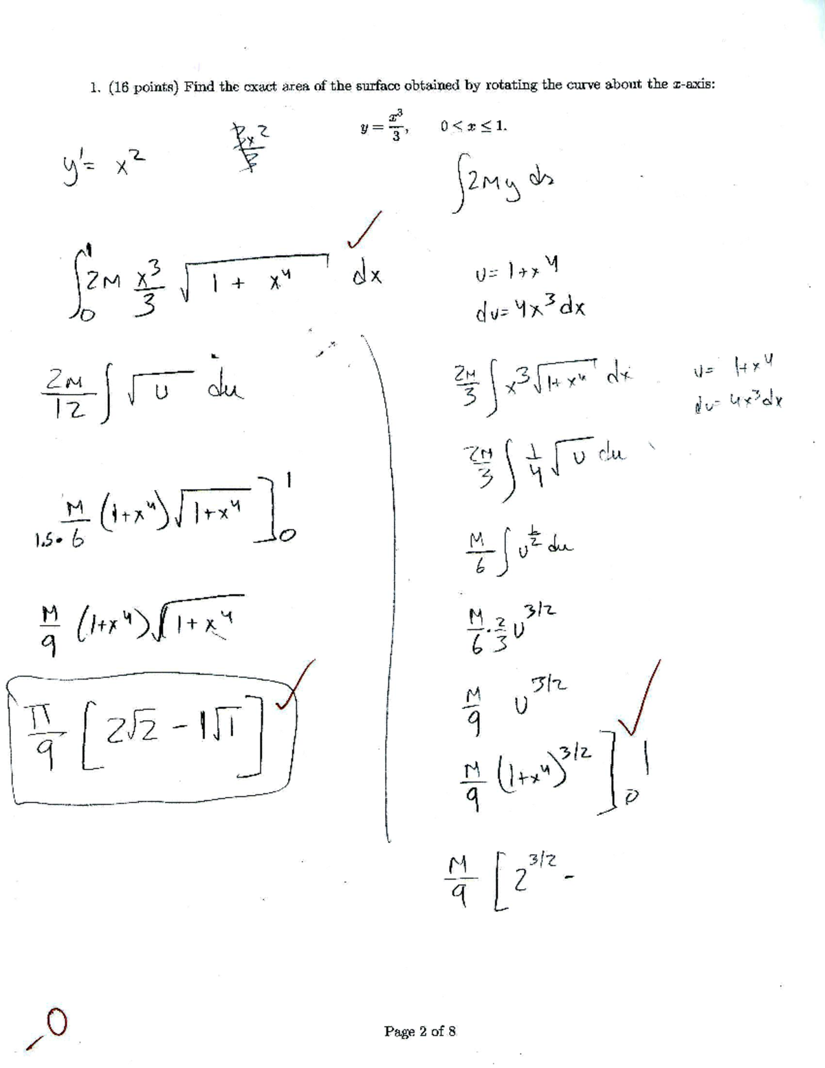 MATH 2414 Exam 2 Fall 2016 - MATH 2414 - Studocu